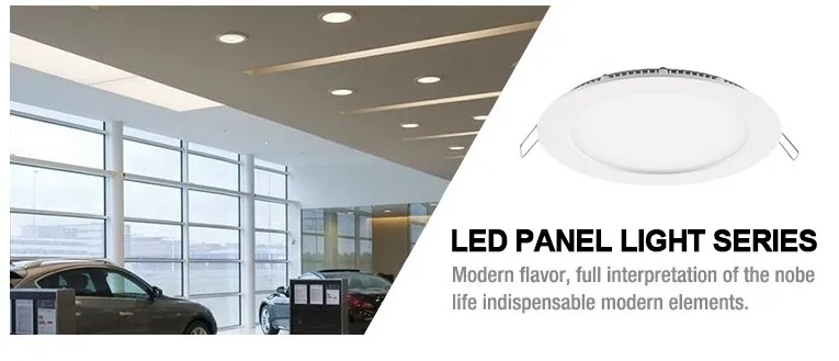 12V 24V 36V 48V Ultra Slim Led Panel Lamp 3W 6W 9W 12W 15W 18W