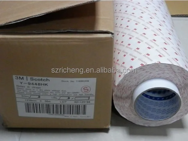 Custom Die Cut 3M 9448HK Double Sided Tissue Adhesive Tape