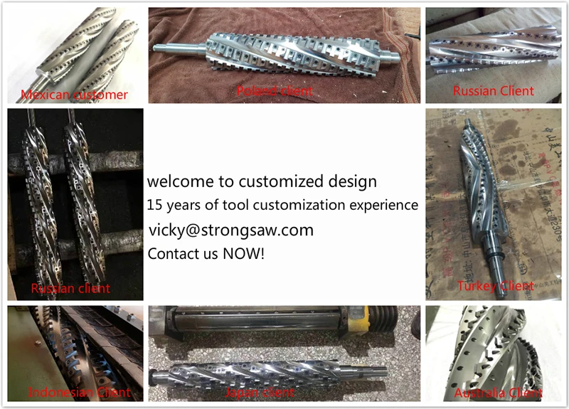 Livter Indexable Replacement Spiral Cutterhead Helical Cutter Head For ...