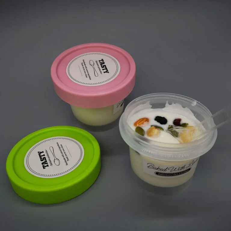 Dudu Tin Pudding Cup Ice Cream Box Dessert Packaging Box Yogurt Tea Ice ...