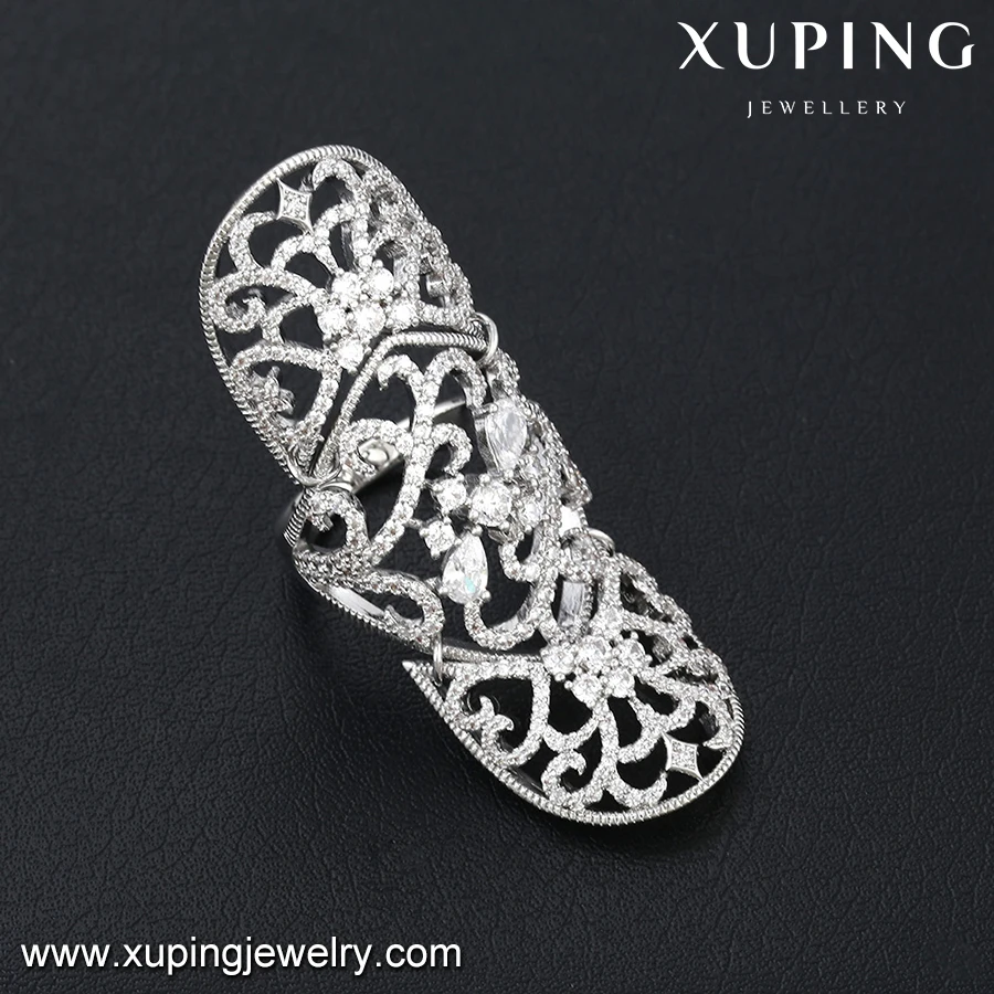 Supply 13056-fashion jewelry made in china wholesale china cz long rings-