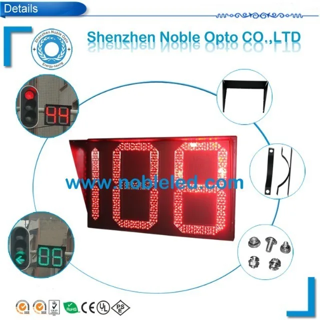 3 Digit LED Traffic Countdown Meter - Reliable & Bright