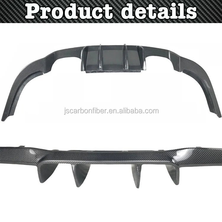 SD Dry Carbon Fiber Body Kit Rear Diffuser Lip V Design for BMW M2 M2C ...