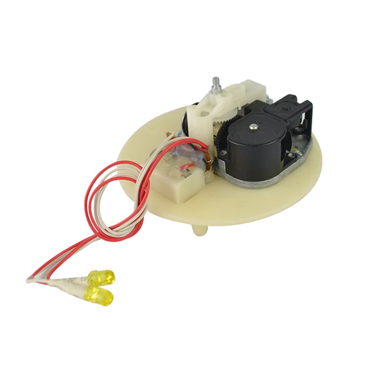 18 Note Music Box Mechanism with LED Lights & Rotating Shaft