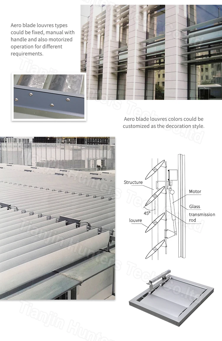 Motorized Aluminum Louvers - Durable & Stylish Solutions