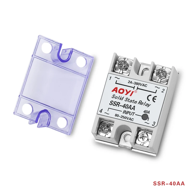 Miniature 220VAC Solid State Relay SSR-40AA for General Purpose