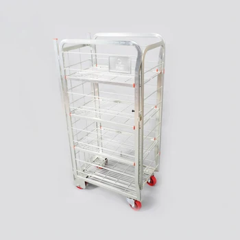 China Made Professional Steel Hand Trolley Supermarket Milk Trolley ...