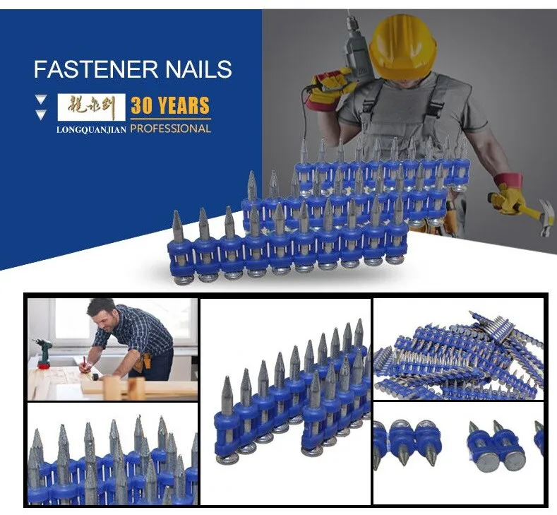 Standard High Quality Concrete Gas Pin Nails - Buy European Standard ...