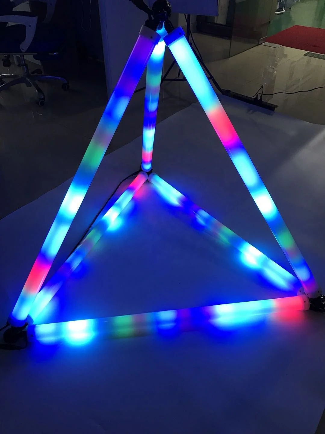 360 Degree Led Tube Light for bar Club Decoration 1meter DC24v 5050RGB ...