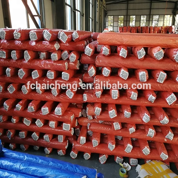 12 Ft X 100 Ft Orange Rip Proof Abatement Polyethylene Sheeting
