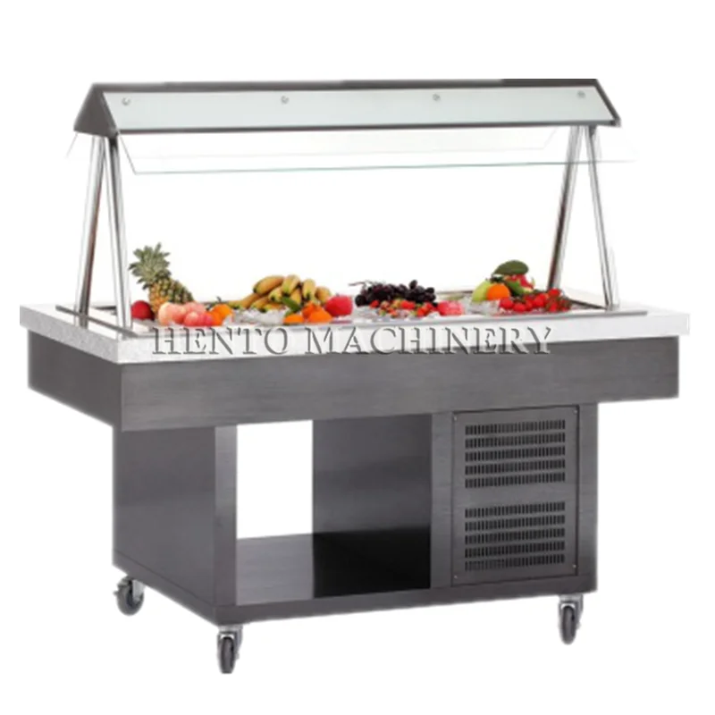 Showcase Salad Bar / Salad Refrigerator Cooling Display / Salad Bar ...