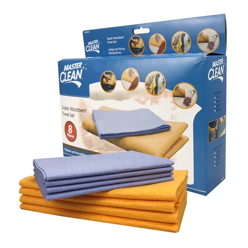 4 Boxes Shammy Floor Cloth 180 Grams,Super Absorbent - Buy Absorb Water ...
