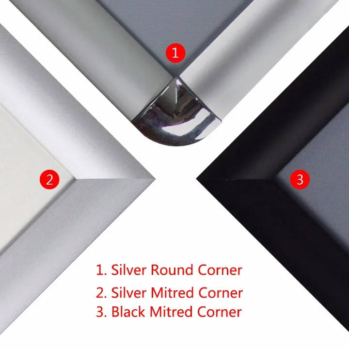 A1,A2,A3,A4 Aluminum Poster Frame - Professional Snap Frame