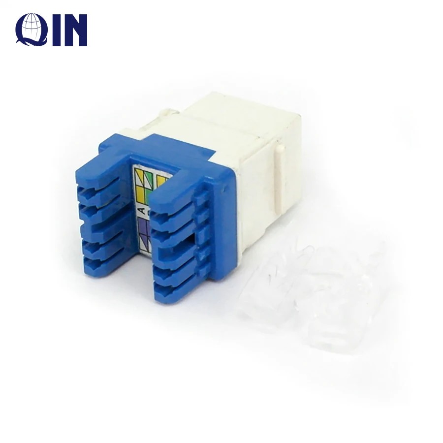 Cat 6 Network Connector Cat6 UTP RJ45 Toolless Keystone Modular Jack ...