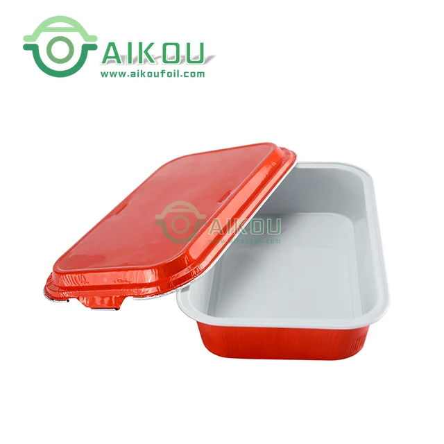 Disposable Inflight Food Packing Microwave Oven Safe Aluminum Foil ...