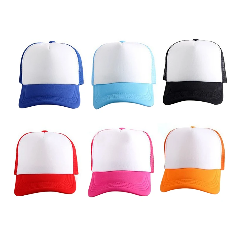 Pattern Printable Sublimation Blank Adult Sponge Mesh Baseball Hat ...