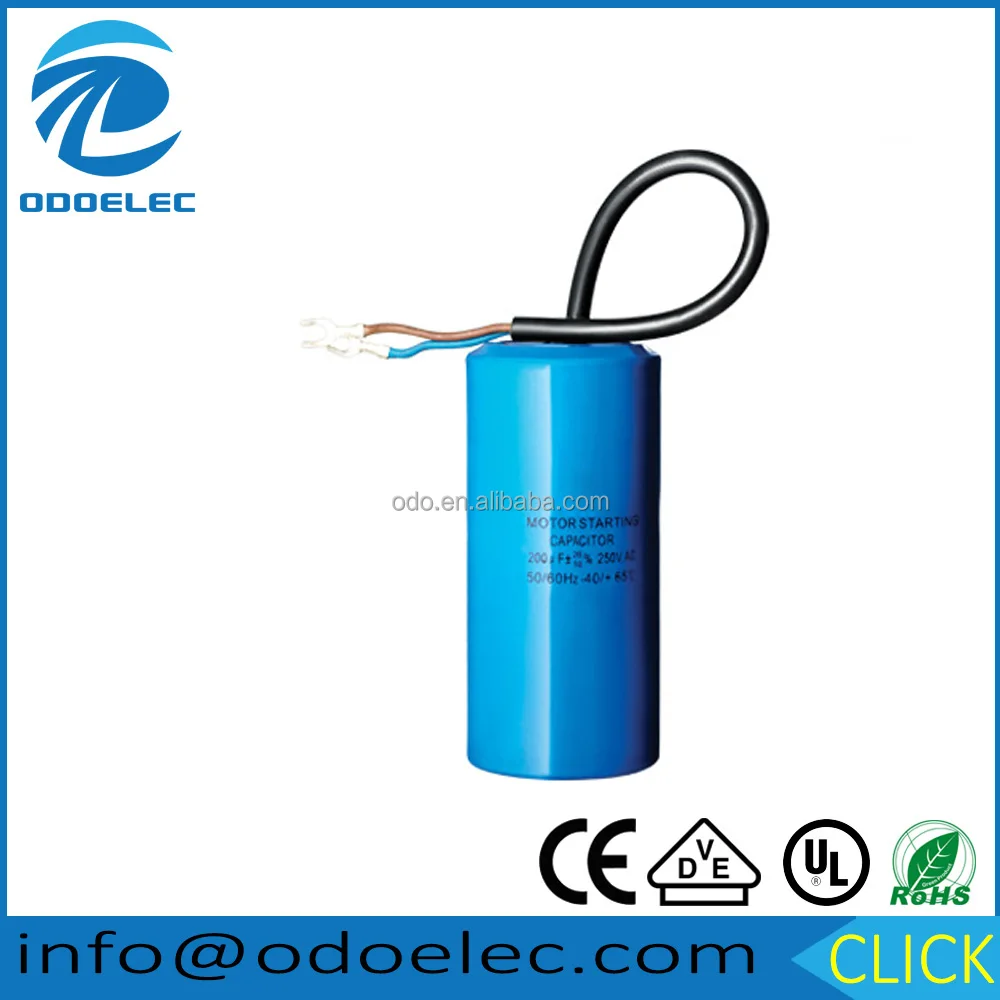 200uf 300vac Capacitor Motor Starting Capacitor - Buy 200uf 300vac ...