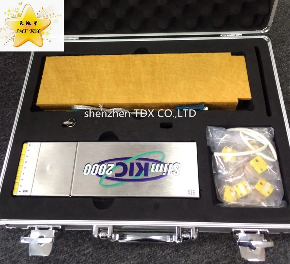 SMT Silm Reflow Oven 12CH Reflow Profiler KIC Thermal Profiler KIC 2000 ...