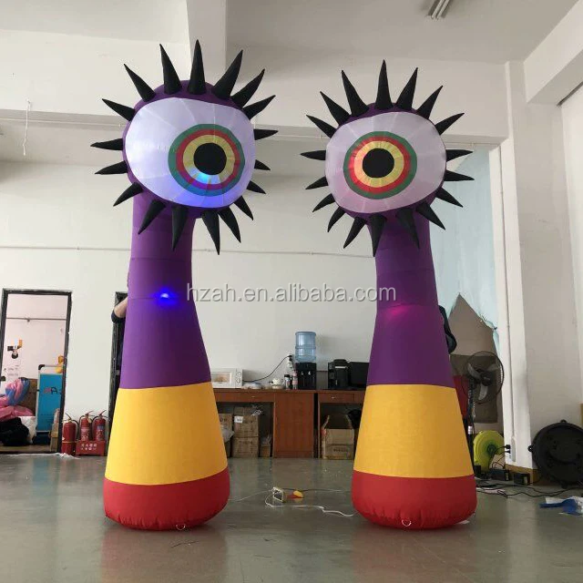 Attractive Led Inflatable Eyeball Flower Column Inflatable Eye Flower ...