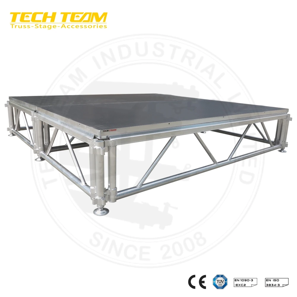 Portable Platform Adjustable Mobile Stage Platform For Church - Buy ...