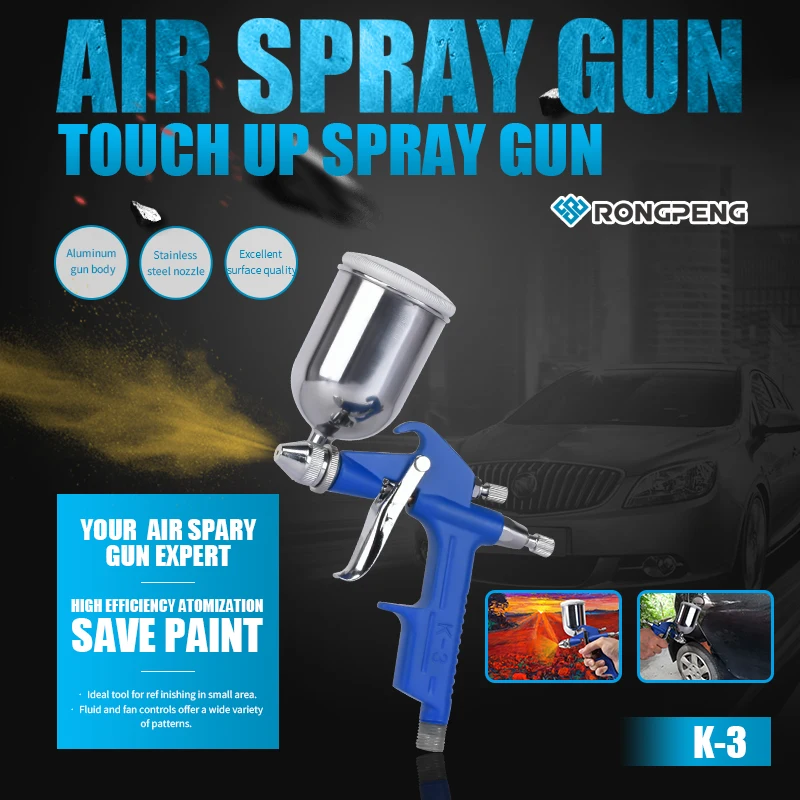 RONGPENG K3 Spray Gun - Efficient Touch up Mini Spray Gun