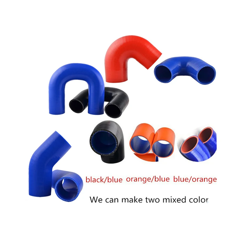 Universal Straight 4-ply Silicone Intercooler Turbo Coupler Hose 38mm ...