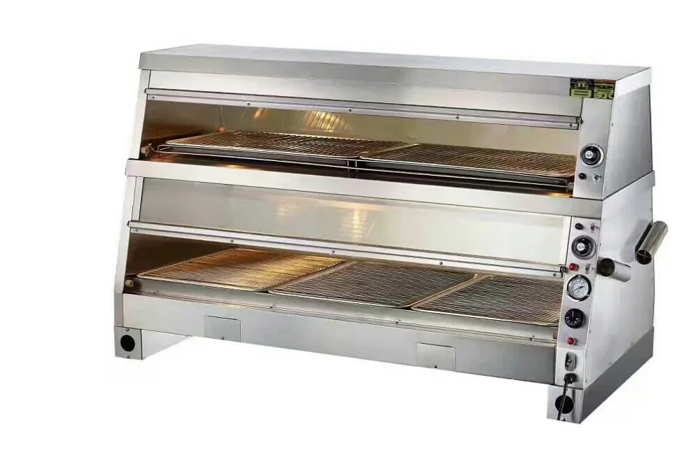 Commercial Electric Fried Chicken Warmer Glass Display Cabinet for KFC ...