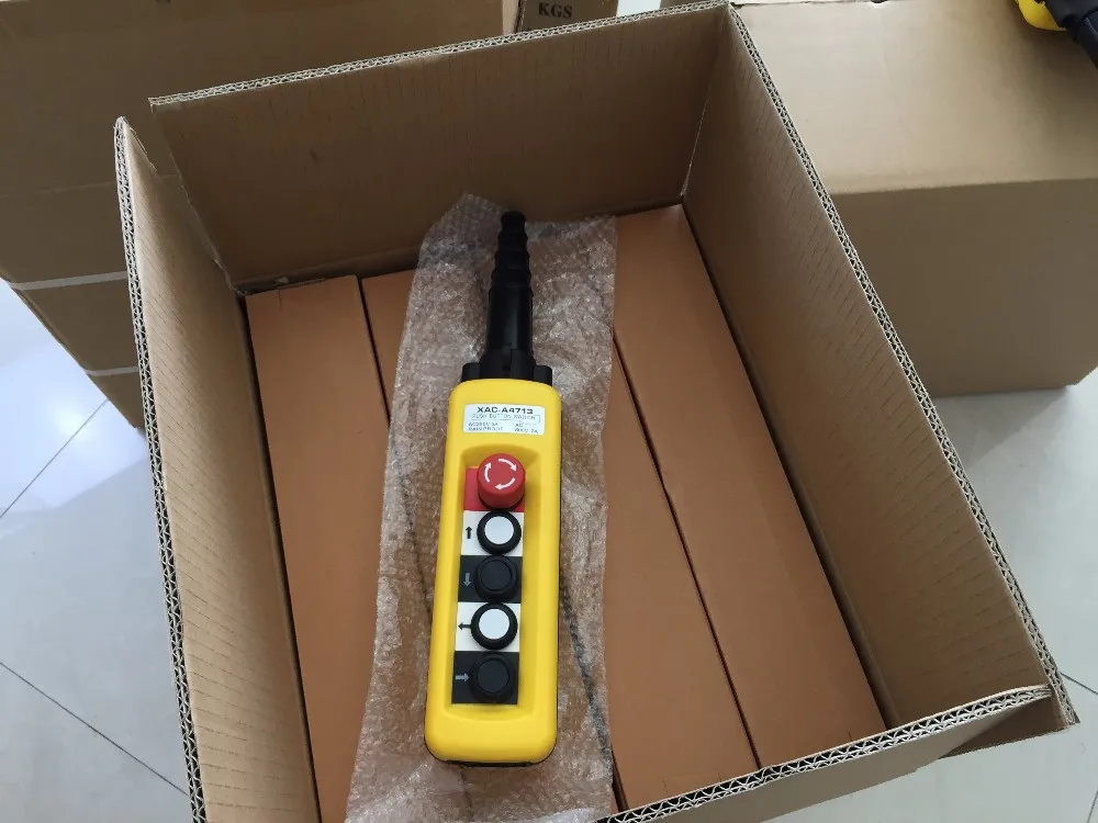 Xac-a471 Rainproof Hoist Push Button Pendant Control Station - Buy Handle Control Station,Crane ...