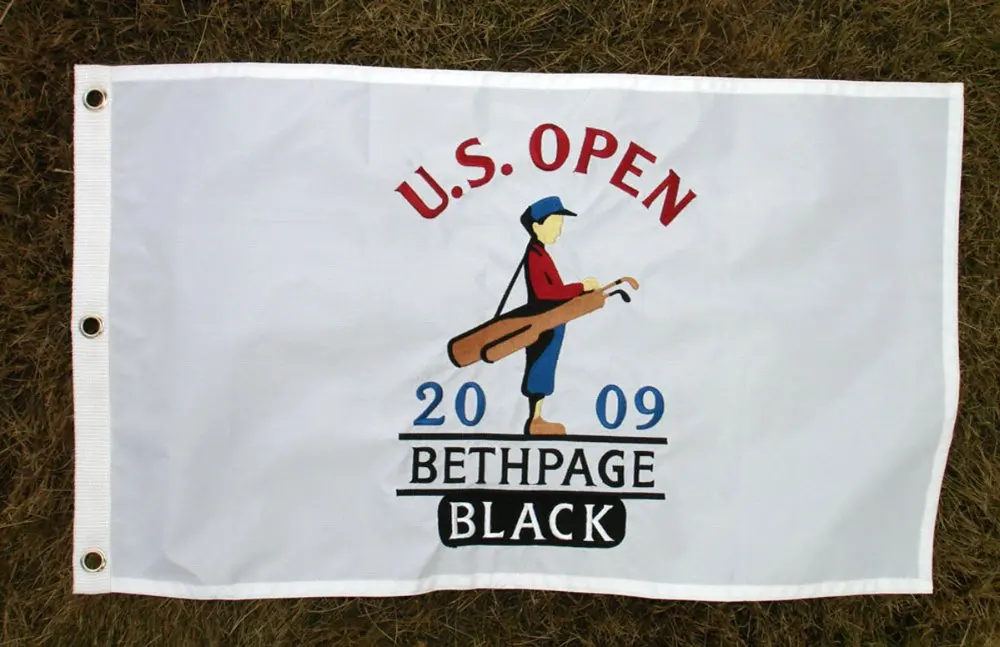 124TH U.S OPEN Pinehurst Golf Pin Flag - Embroidered Souvenir