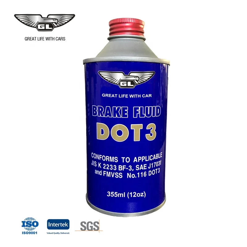 Car Care Lubricants Fully Synthetic Blue Color Liquid Brake Fluid Oil ...