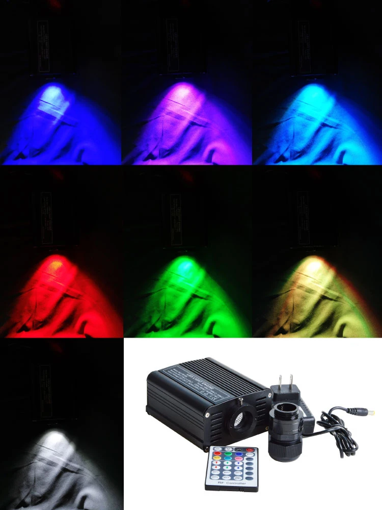Stretch Ceiling Film Starry Effect Mini 16w Rgb Led Fibre Optic Light ...