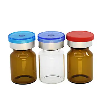 5ml Glass Brown Empty Transparent Drug Vial Cosmetic Antibiotic Bottle ...