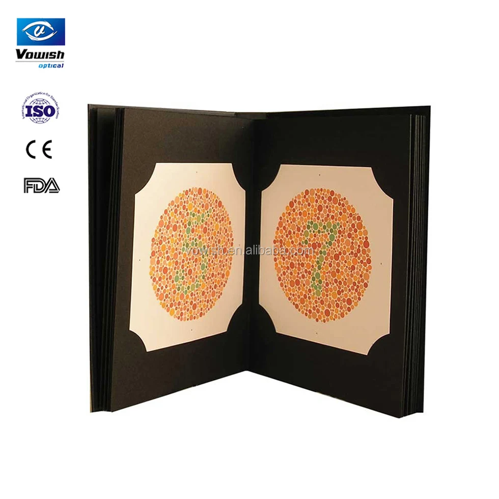 Ishihara Book 38 Plates - Color Blindness Test Tool for Optical Stores ...
