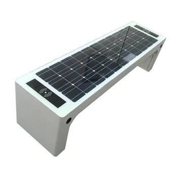 Outdoor Wireless Charging Bench Solar Power Smart Furniture For Park ...