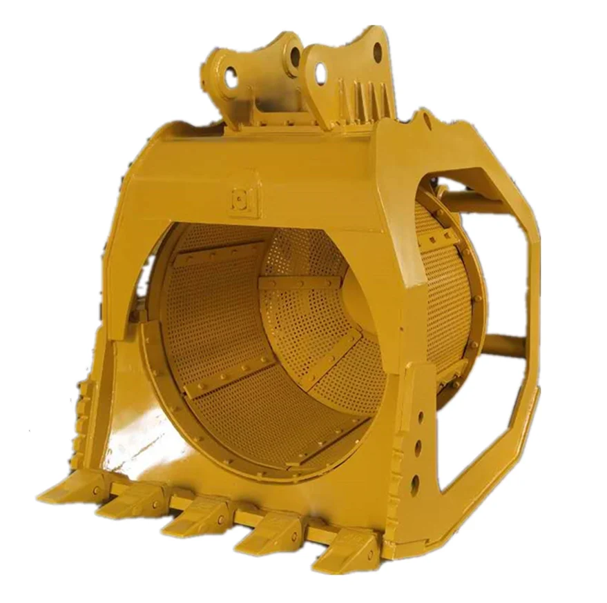 Excavator Rotary Sieve Bucket Rotary Sieve Bucket Model Rotary Sieve ...