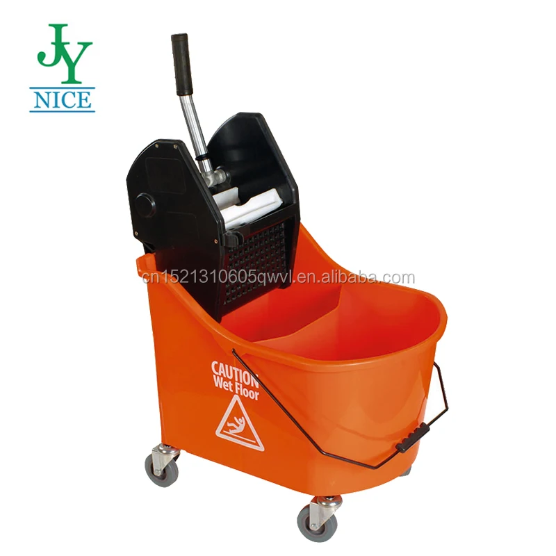 Heavy Duty Pp Swabber Wash Bucket With Wheels Hotel Hospital Shop Floor ...