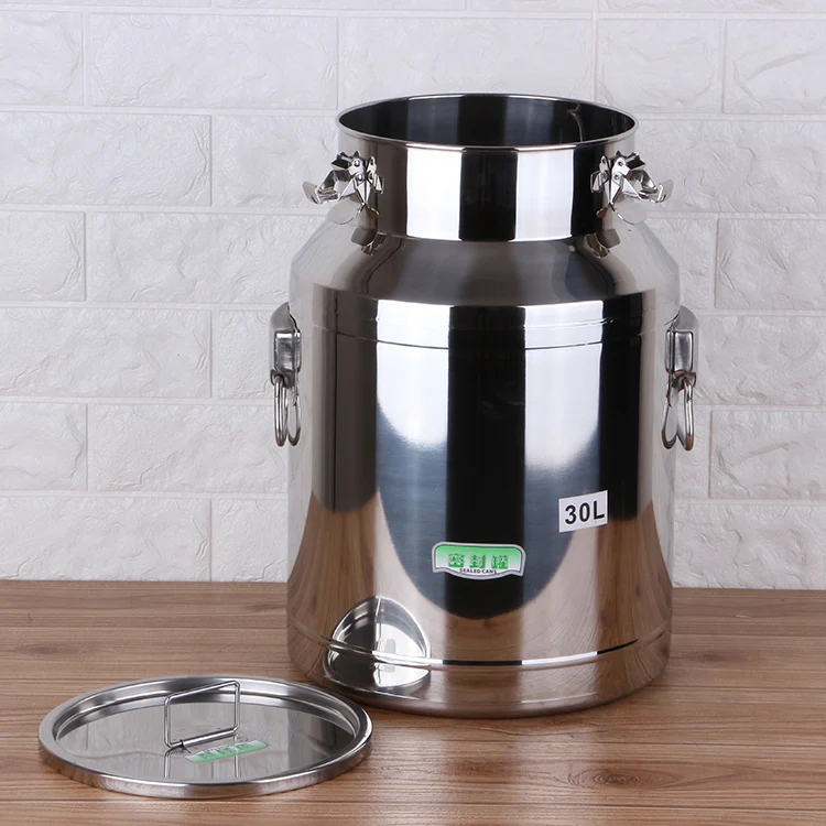 Stainless Steel Milk Container Transportation Pot Metal Milk Cans - Buy ...