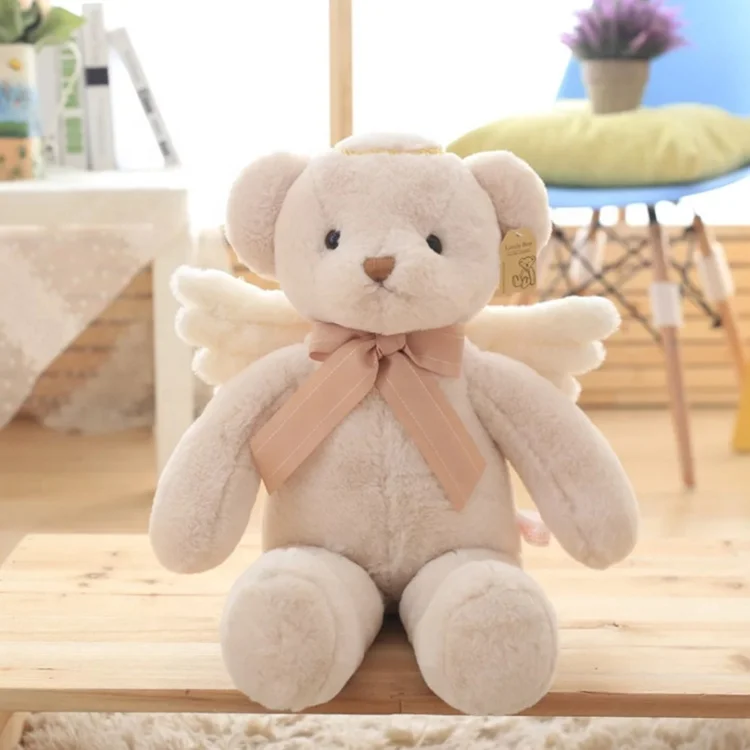 Factory Customization Plush Teddy Bear Toy Stuffed Animal Angel's Wings ...