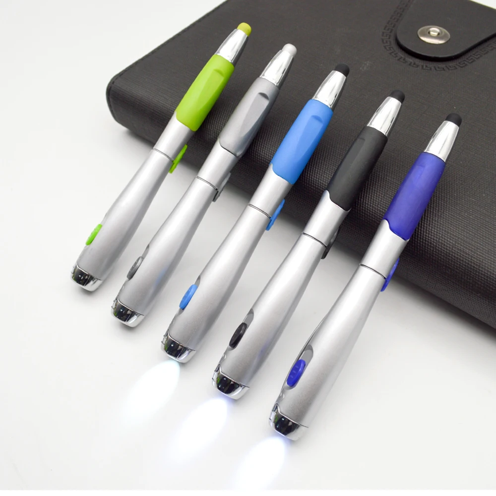 3 Function Pen Touch Screen Stylus / Ballpoint Pen / LED Flashlight ...