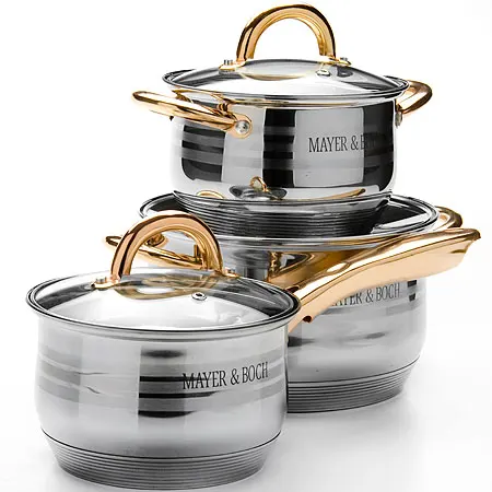Luxury Forged Germany Kitchen Pots Sets Casserole Set Cookware Stockpot ...