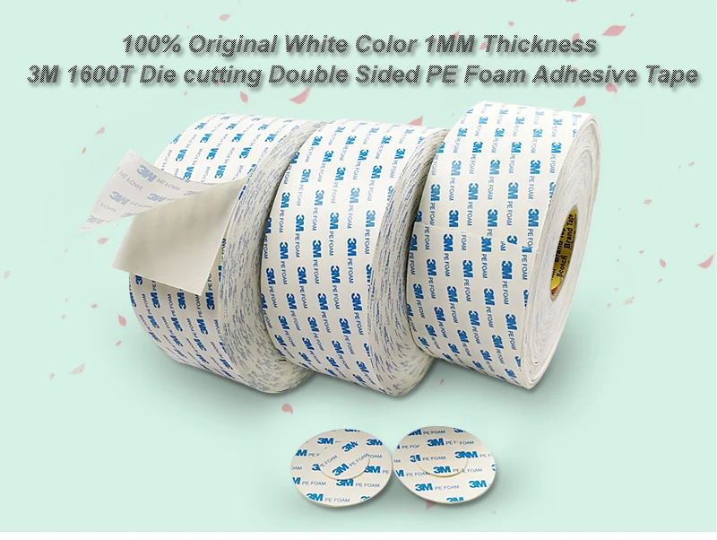 3M High Density PE Foam Tape - Reliable Double Sided Adhesive
