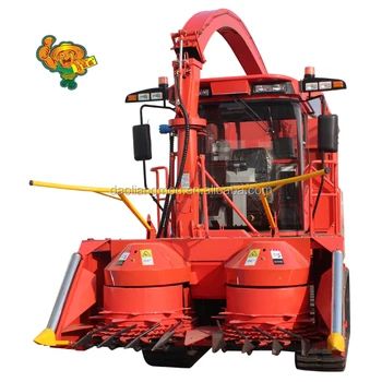 Napier Grass Harvester Self-propelled Grass Cutting Machine With ...