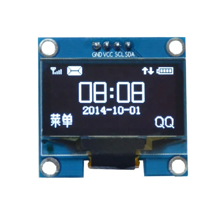 1.3英寸白色 OLED 显示模块 12864 4pin SSD1306 控制器芯片 IIC I2C 通信| Alibaba.com