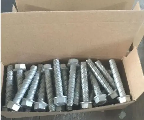 Hex Flange Head Heavy Duty Concrete Screw Anchor Concrete Screw Bolt - Buy Masonry Screw ...