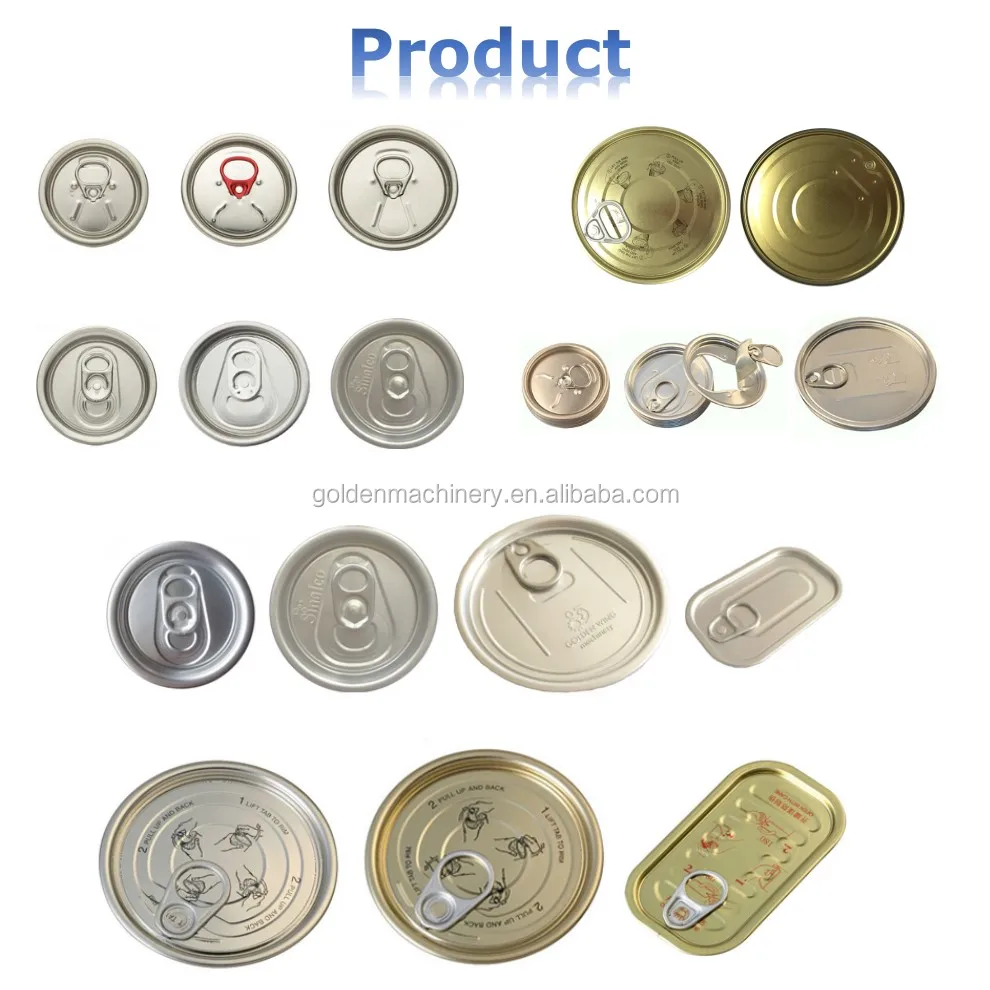 Aluminum Easy Open End EOE Cap Can Lid Making Machine