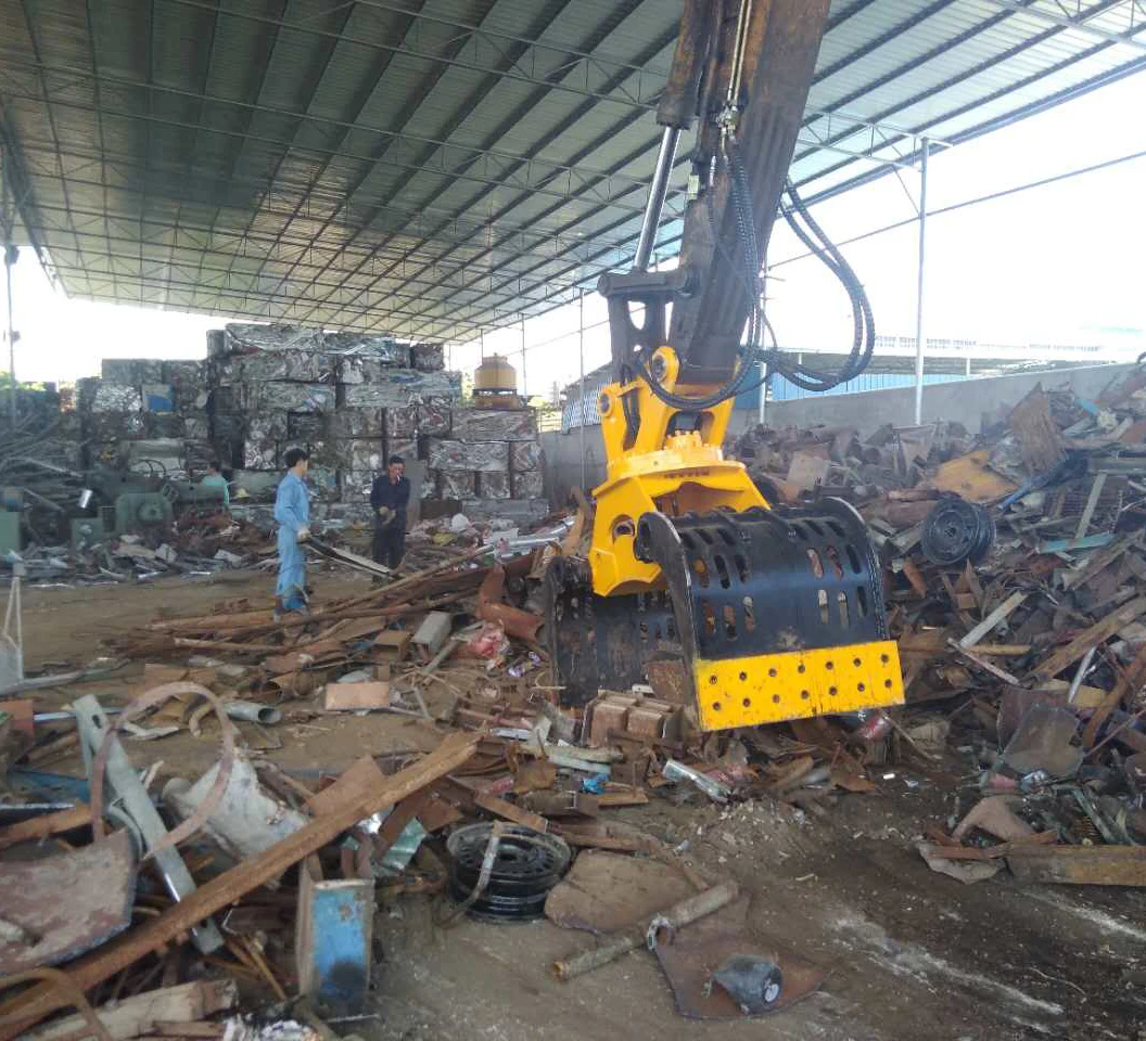 Excavator Demolition Hydraulic Rotating Grapple Scrap Metal Grab For ...