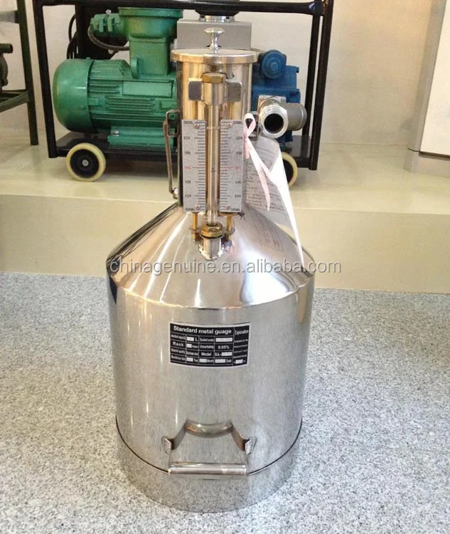 Stainless Fuel Measuring Cans - Reliable for Filling Stations