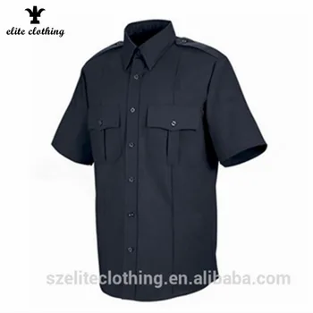 High Quality Long Sleeve Navy Blue Security Uniforms Shirt - Buy Navy ...