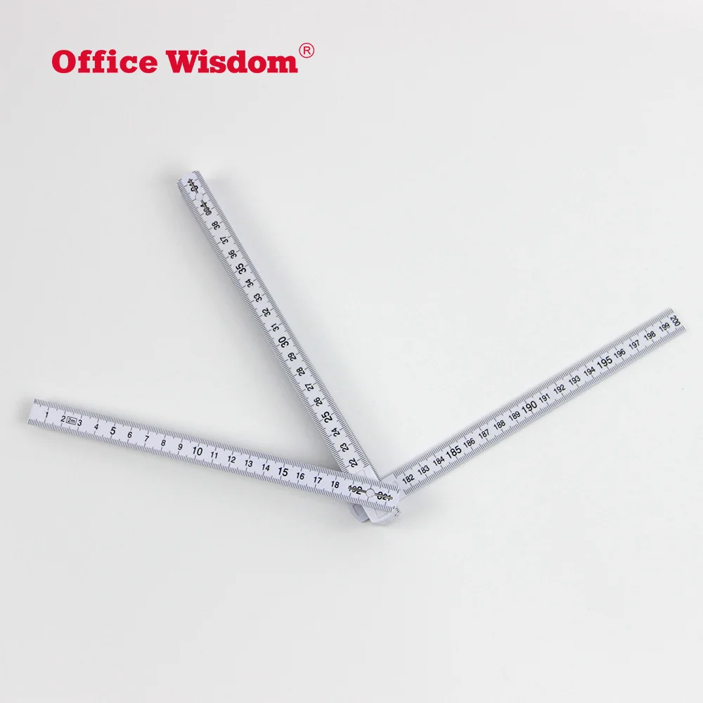 2 Meters Foldable Plastic Ruler - Office Wisdom Quality