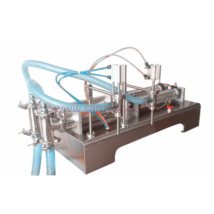 2 Head Piston Filler - Efficient Liquid Filling Machine